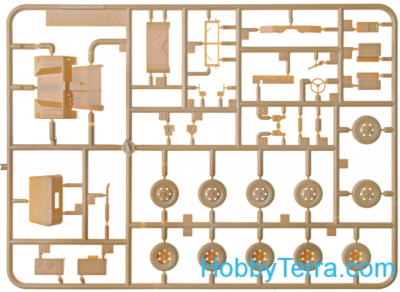 M35 2.5吨货车 Academy 13410 HobbyTerra.com