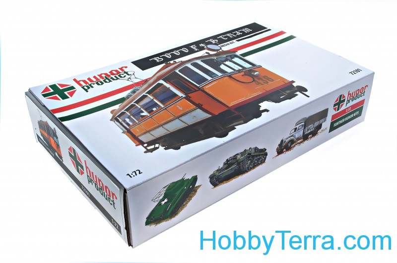 1:72 scale resin kit of Tramway Hunor Product 72101 HobbyTerra.com