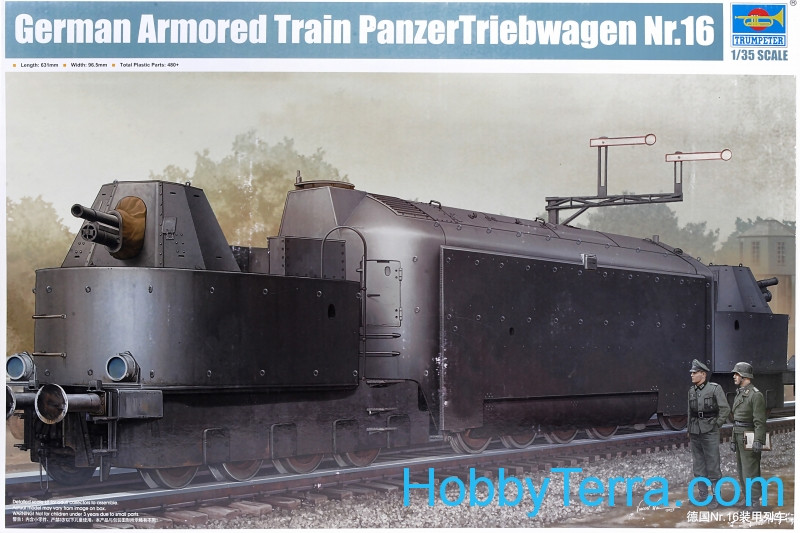 德国装甲车Panzertriebwagen Nr.16 Trumpeter 00223 HobbyTerra.com