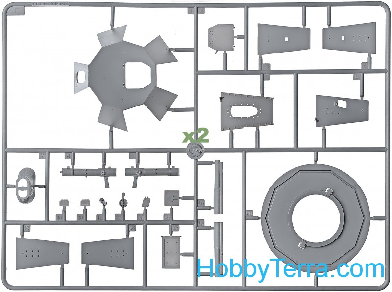 德国装甲车Panzertriebwagen Nr.16 Trumpeter 00223 HobbyTerra.com