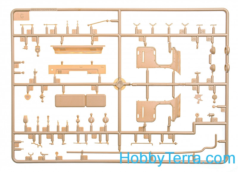 SD。Kfz.6德军炮兵牵引车 Trumpeter 05531 HobbyTerra.com