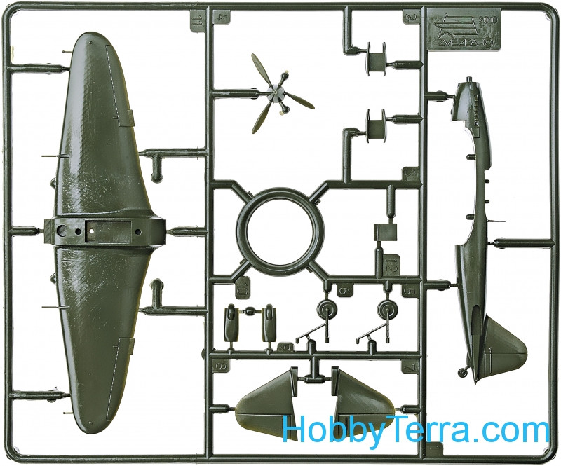 伊留申IL-2 Stormovik，1941年 Zvezda 6125 HobbyTerra.com