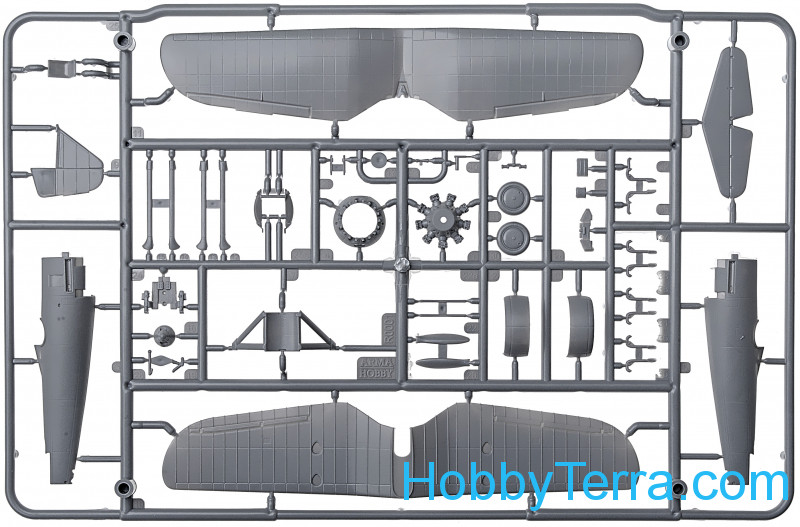 Plastic model kit 1/72 Fighter PZL P.7a 1939 (Expert Set) Arma Hobby ...