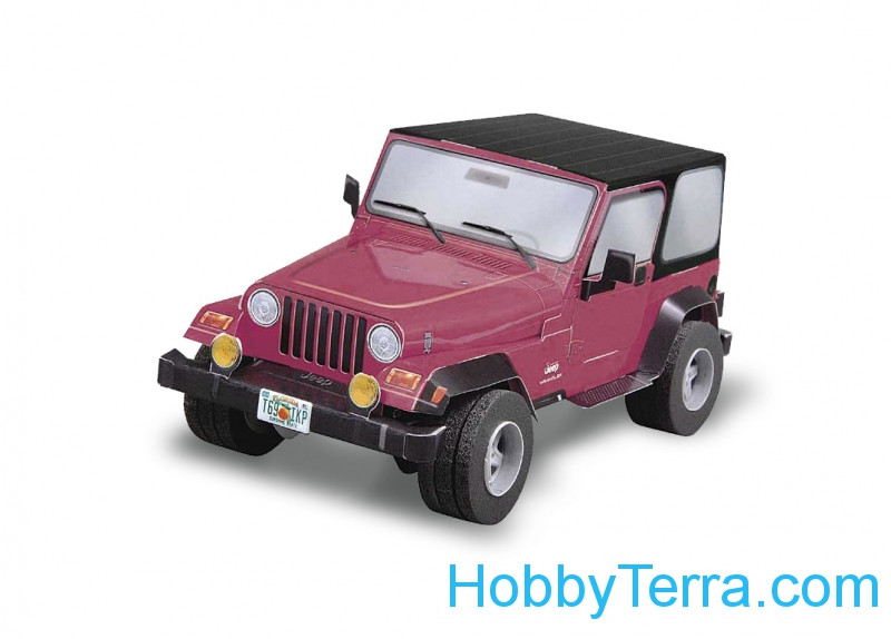 Jeep Wrangler (Red), paper model Umbum 153-03 HobbyTerra.com