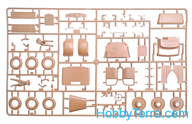 ドイツのトラックのL 4500Aのギフトセット Zvezda set3596 HobbyTerra.com